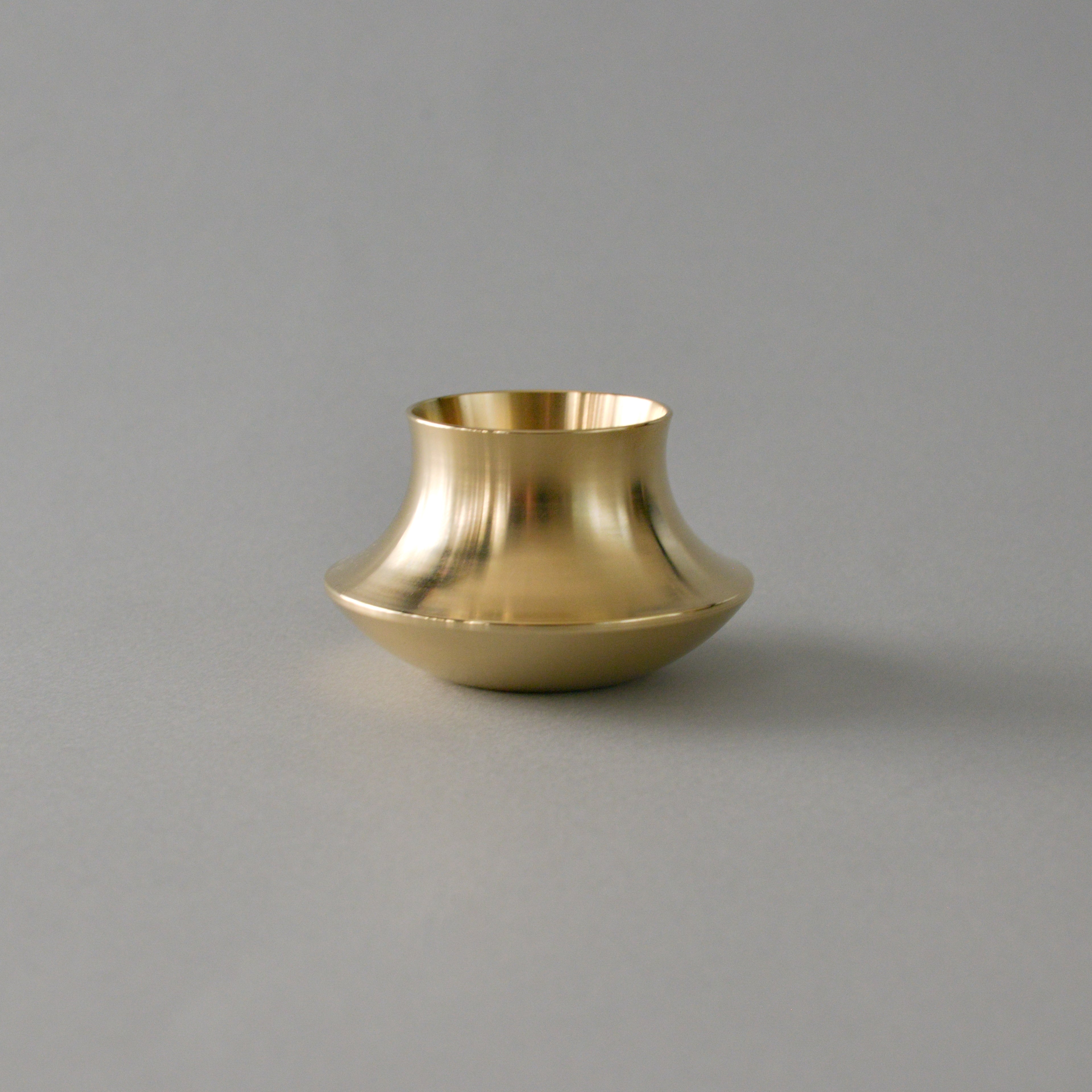 Garlic Kenzan Vase: Solid Brass – E.R. Butler & Co.