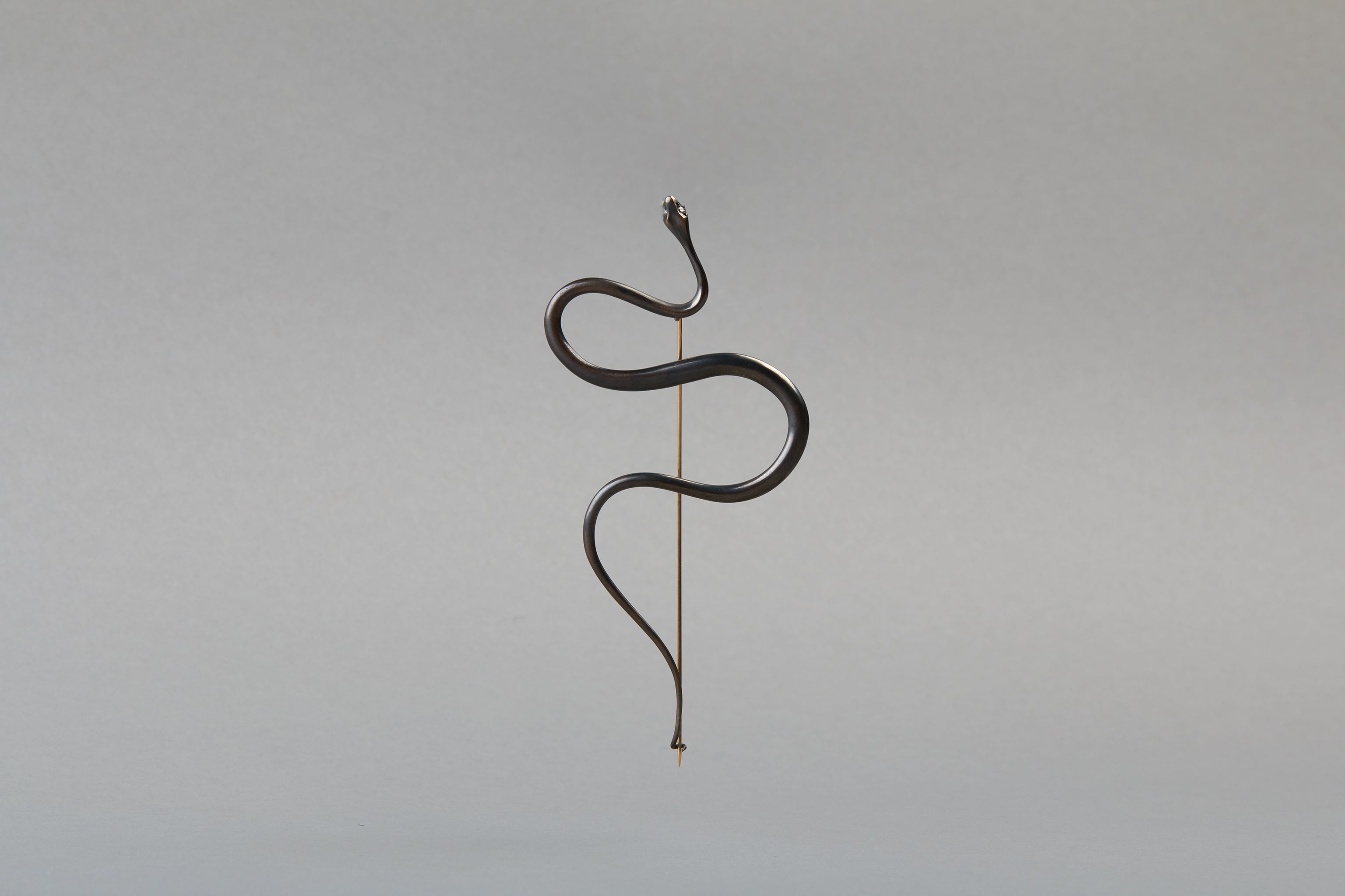 Large Spiral Snake Pin: Bronze – E.R. Butler & Co.